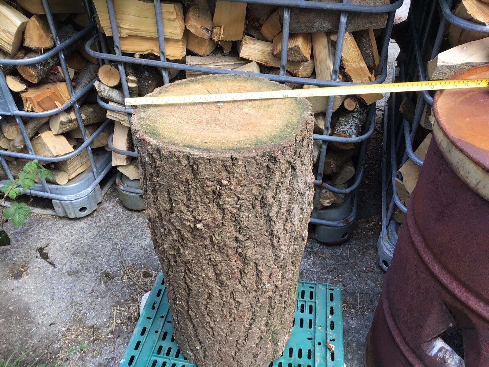 Chopping Log splitting Block for Firewood & Logs Stool Weddings | eBay UK