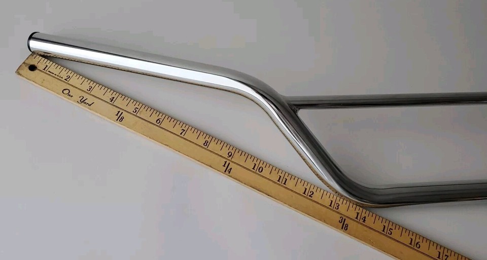 CZ MX BEND 7/8" HANDLEBARS VINTAGE MOTOCROSS BARS AHRMA CHROME ...