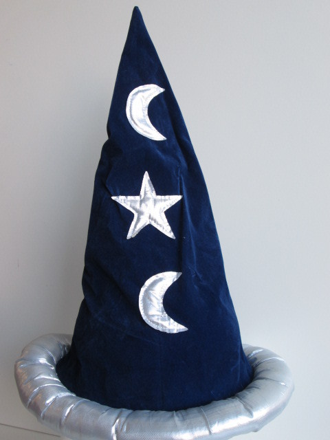ADULT MENS MERLIN WIZARD RENAISSANCE MEDIEVAL MAGICIAN COSTUME HAT ...