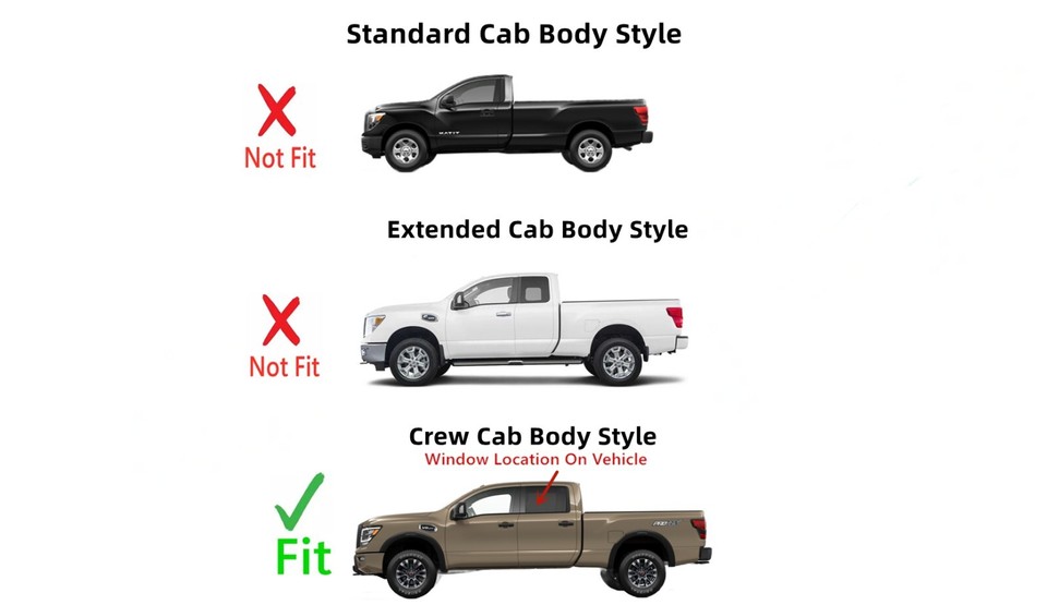 Fit 16-25 Nissan Titan Titan XD Crew Cab Driver Side Left Rear Door ...