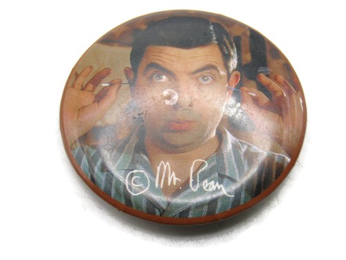 Mr. Bean TV Character Portrait Button | eBay
