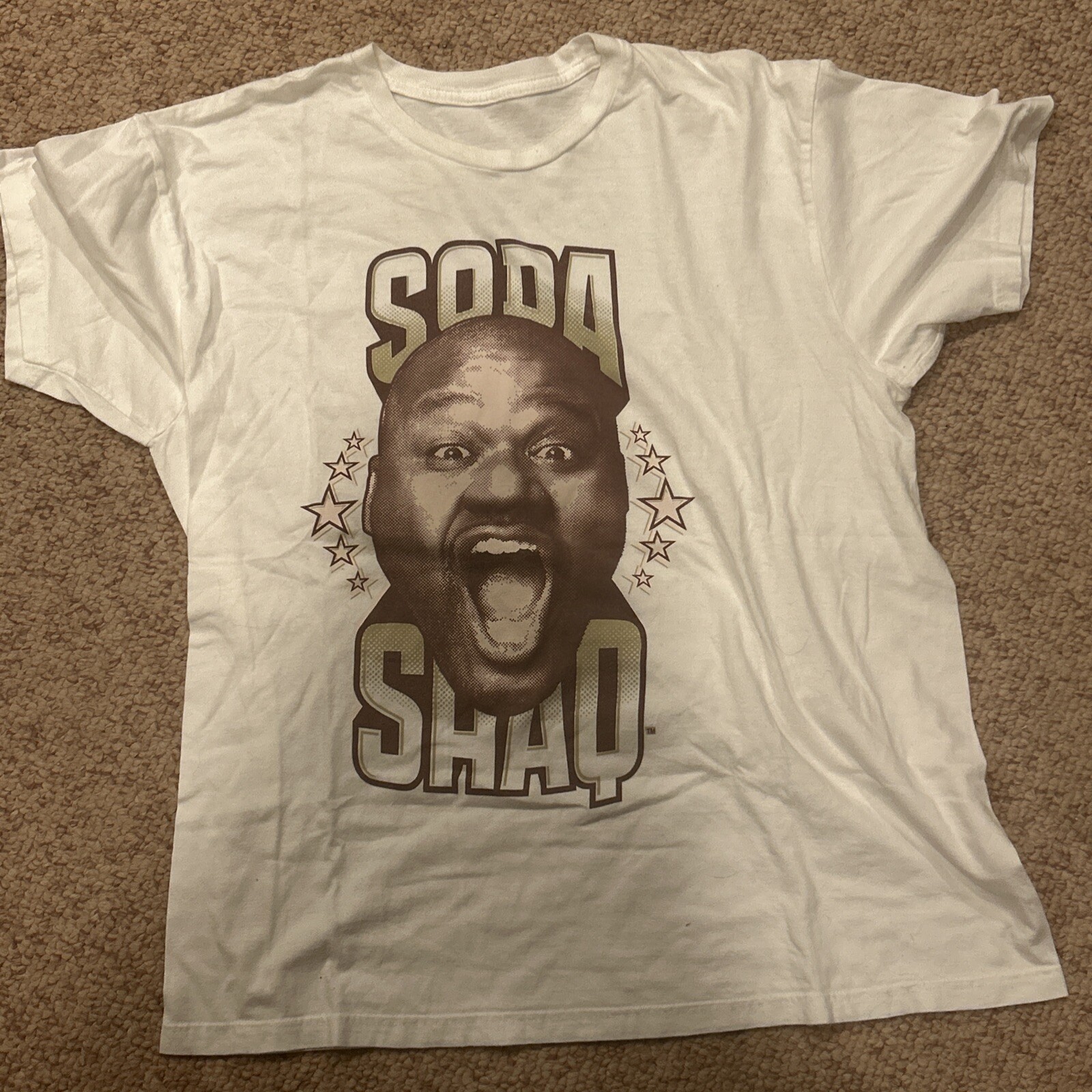 Rare Y2K Soda Shaq Arizona Tea Promo T-shirt Sz L | eBay