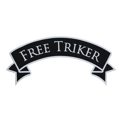 Gratuit Triker - Rocker Arrière Patch / Badge Brodé | eBay