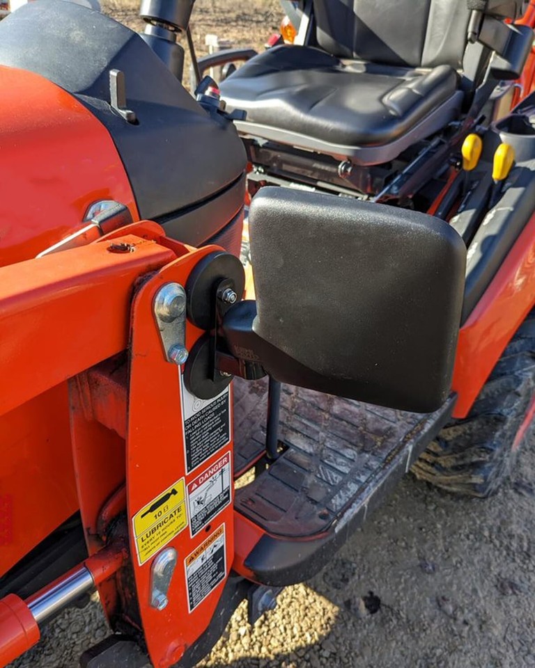 Tractor Magnetic Side Mirrors, Magnetic Rear View Mirror for Forklift ...