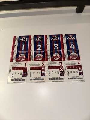 2009 Alcs Twins Tickets | eBay