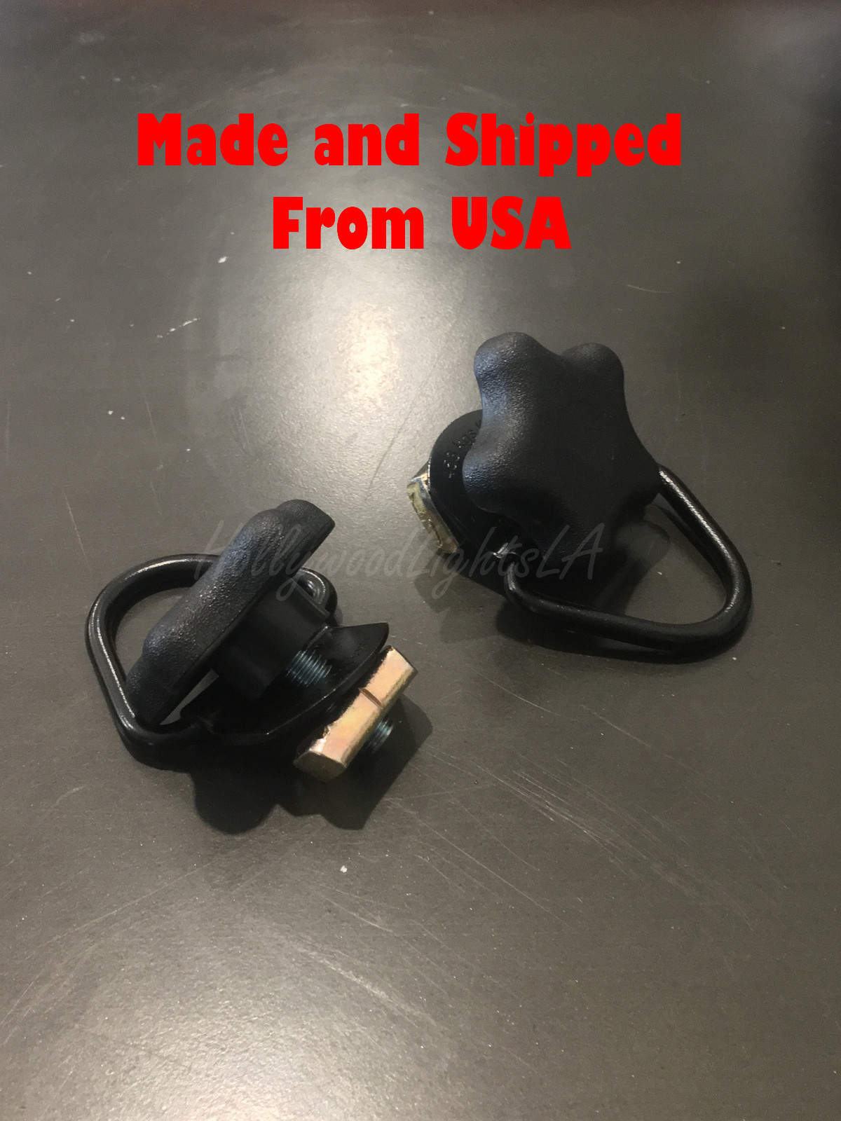 2x Adjustable Frontier Titan Bed Rail Cleats D-RING mount Utili Track ...