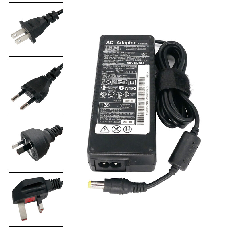 Original IBM AC Adapter 16V 4.5A P/N:02K6749 FRU P/N:02K6756 Power ...
