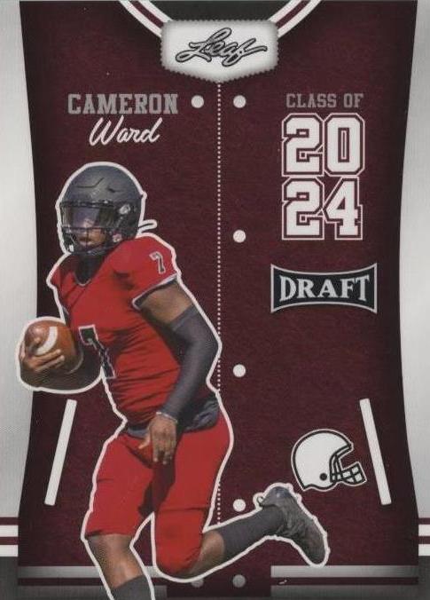 2023 Leaf Draft - Class of 2024 Cameron Ward #78 (RC) for sale online ...