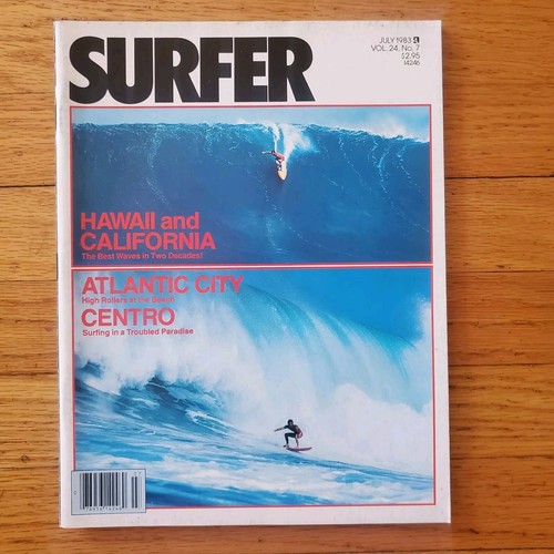 Surfer Magazine July 1983 Hawaii Cali Best Waves Atlantic Cty Makaha ...
