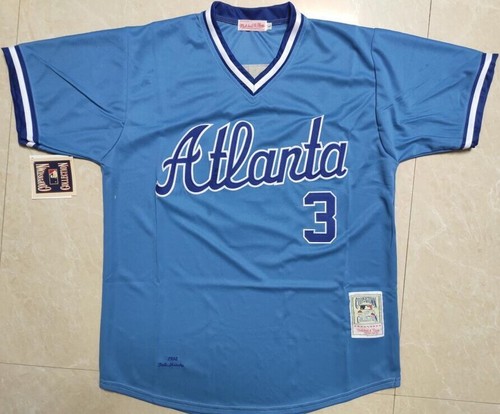 Dale Murphy #3 Atlanta Braves Cooperstown Jersey, 1982 Throwback, Light ...