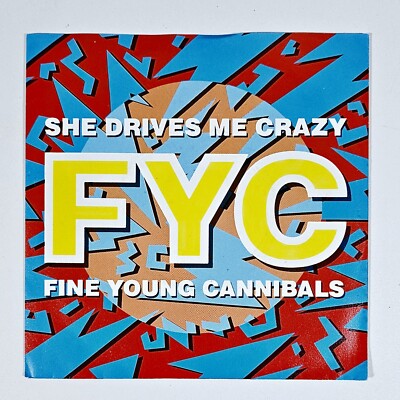 Vinyl 7" Single Record FYC Fine Young Cannibals - She Drives Me Crazy ...