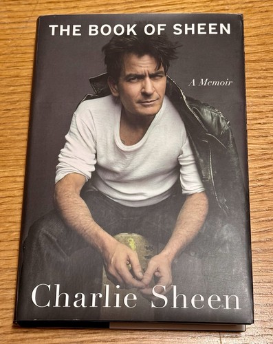 SIGNED Charlie Sheen The Book Of Sheen AUTOGRAPH Hardcover 1st Edition ...