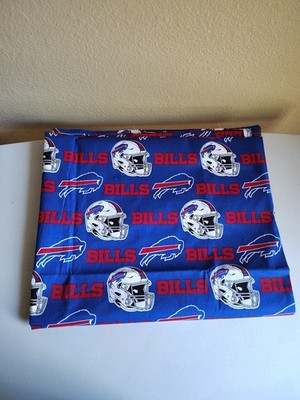 NFL Buffalo Bills Helmet & Logo All Over Print 1+ Yards Fabric Sewing ...