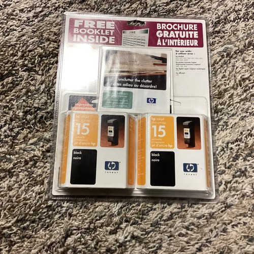 HP Inkjet PRINT CARTRIDGE 15 Black - Sealed - Expired 10-2004 | eBay