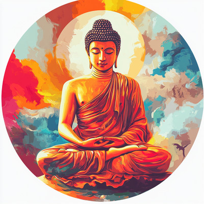 Buddha Car Sticker 9x9 cm Spiritual Zen Motif Vinyl Sticker | eBay ...