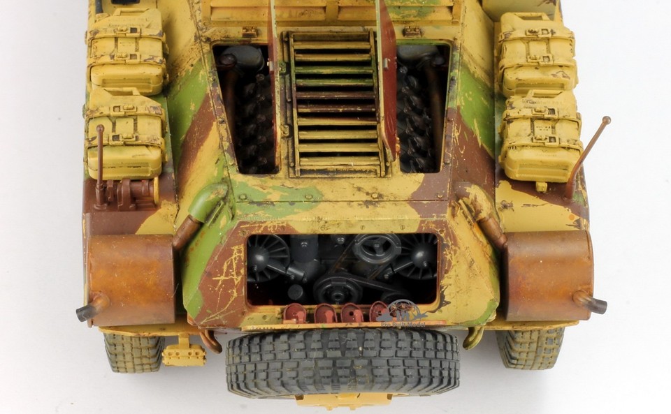 ProBuilt Model 1/35 German Sd.Kfz.234/4 “Pakwagen” Armored Car w/Full ...