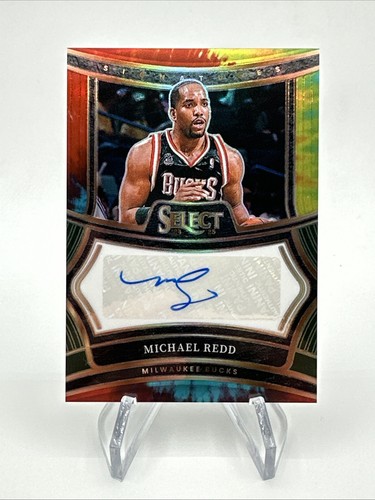 Michael Redd #25/25 Tie Dye Prizm Auto 2024-25 Panini Select Bucks | eBay