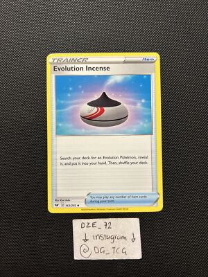 Pokemon Sword & Shield - Evolution Incense - 163/202 - Non Holo - M/NM ...