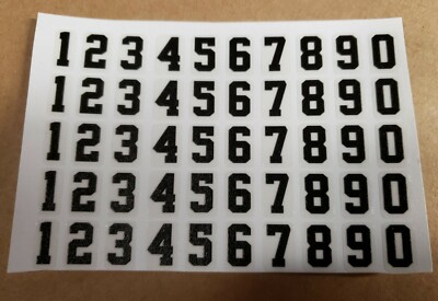 Super Chexx & Pro Bubble Dome Hockey- Decal / Stickers Player Number ...