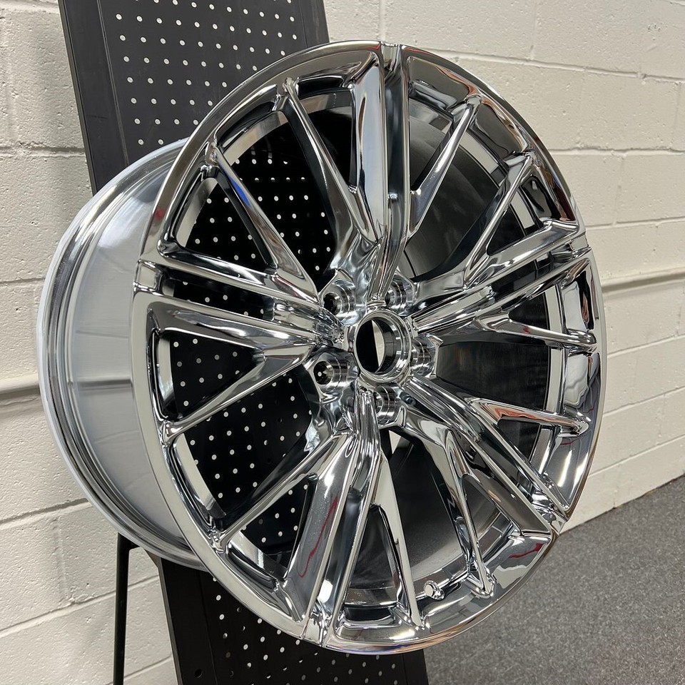 20" ZL1 STYLE CHROME STAGGERED WHEELS RIMS FITS CHEVY CAMARO 20X10/11 ...