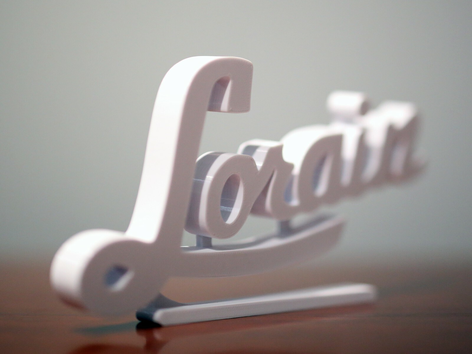 Lorain Ohio Logo Script Sign Statue 7 1/4" Office Desk or Home Decor ...