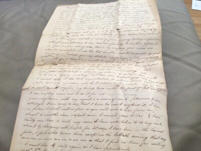 Pembroke/Batavia NY 1821 Long Letter Early Hartshorn Settler from ...