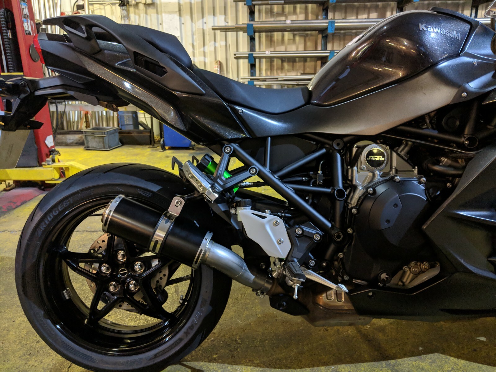 Kawasaki H2SE H2SX Ninja Performance Motorbike Road-Legal/Race Exhaust ...