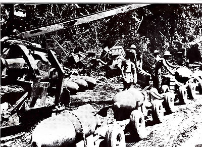 Bomb Handlers Unloading at Bougainville WWII Dispatch Photo News ...