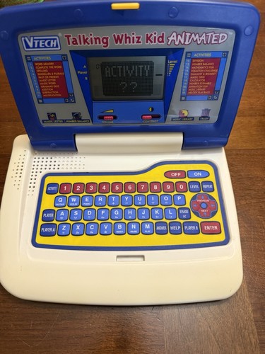 VTech Talking Whiz Kid Animated Learning Computer Laptop Tested And ...