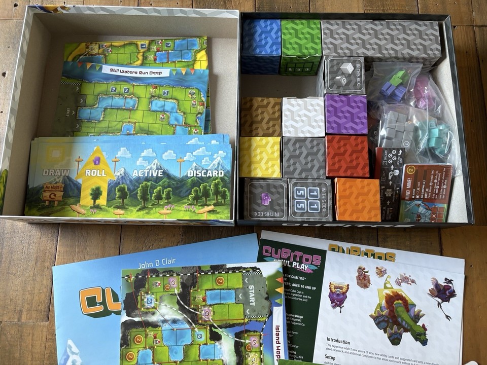 Cubitos Board Game With Fowl Play Expansion By AEG, John D Clair | eBay UK