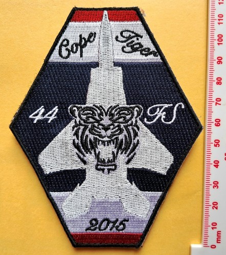 USAF Patch 44th Fighter Squadron F-15 Eagle Kadena Air Base Japan Cope ...