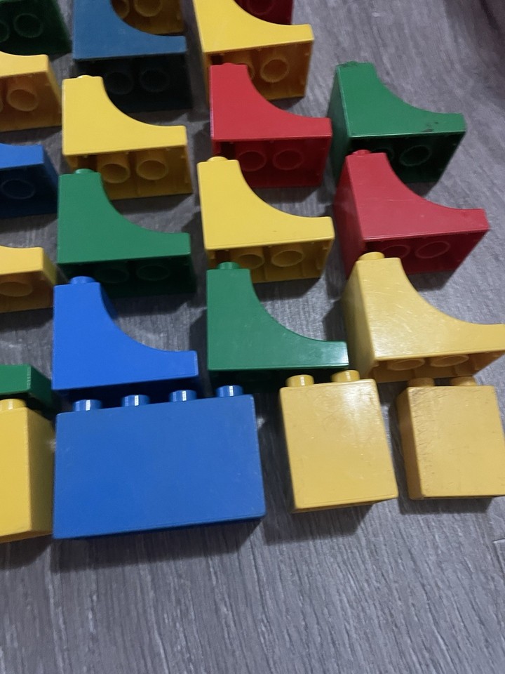 Vintage Lego Duplo Building Blocks x 63 - Mixed Shapes & Colours | eBay ...