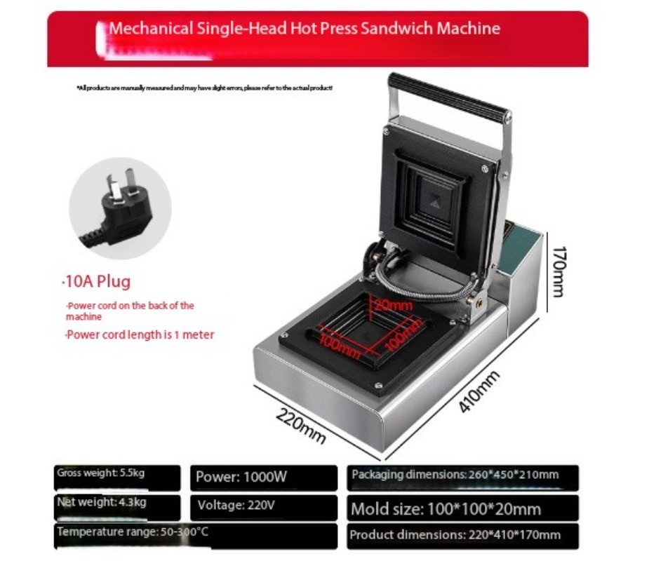Commercial Toast Baking Machine for Hot-pressed Sandwich Manufacturers ...