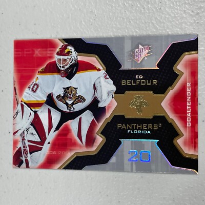 2006-07 SPx ED BELFOUR Base Card #44 Florida Panthers Goaltender | eBay