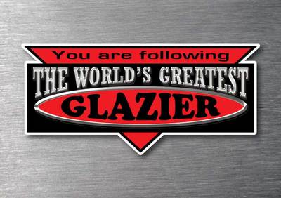 The worlds greatest Glazier sticker water & fade proof vinyl | eBay ...