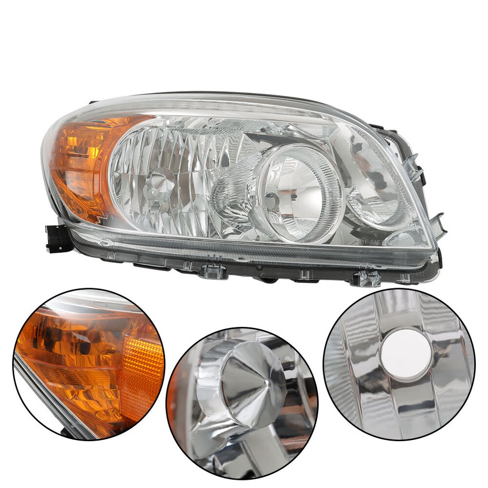 For 2006 2007 2008 Toyota RAV4 Headlights Headlamps Replacement Left ...