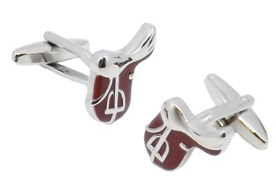 Horse Saddle Show Jumping Eventing Hunting Mens Gift Cufflinks ...