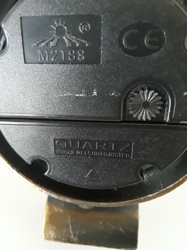 N0(0) Jewels Unadjusted M2188 Quartz Battery Round 4" Clock Used ...