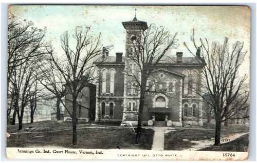 Vernon, IN Postcard- JENNINGS CO IND COURT HOUSE | eBay