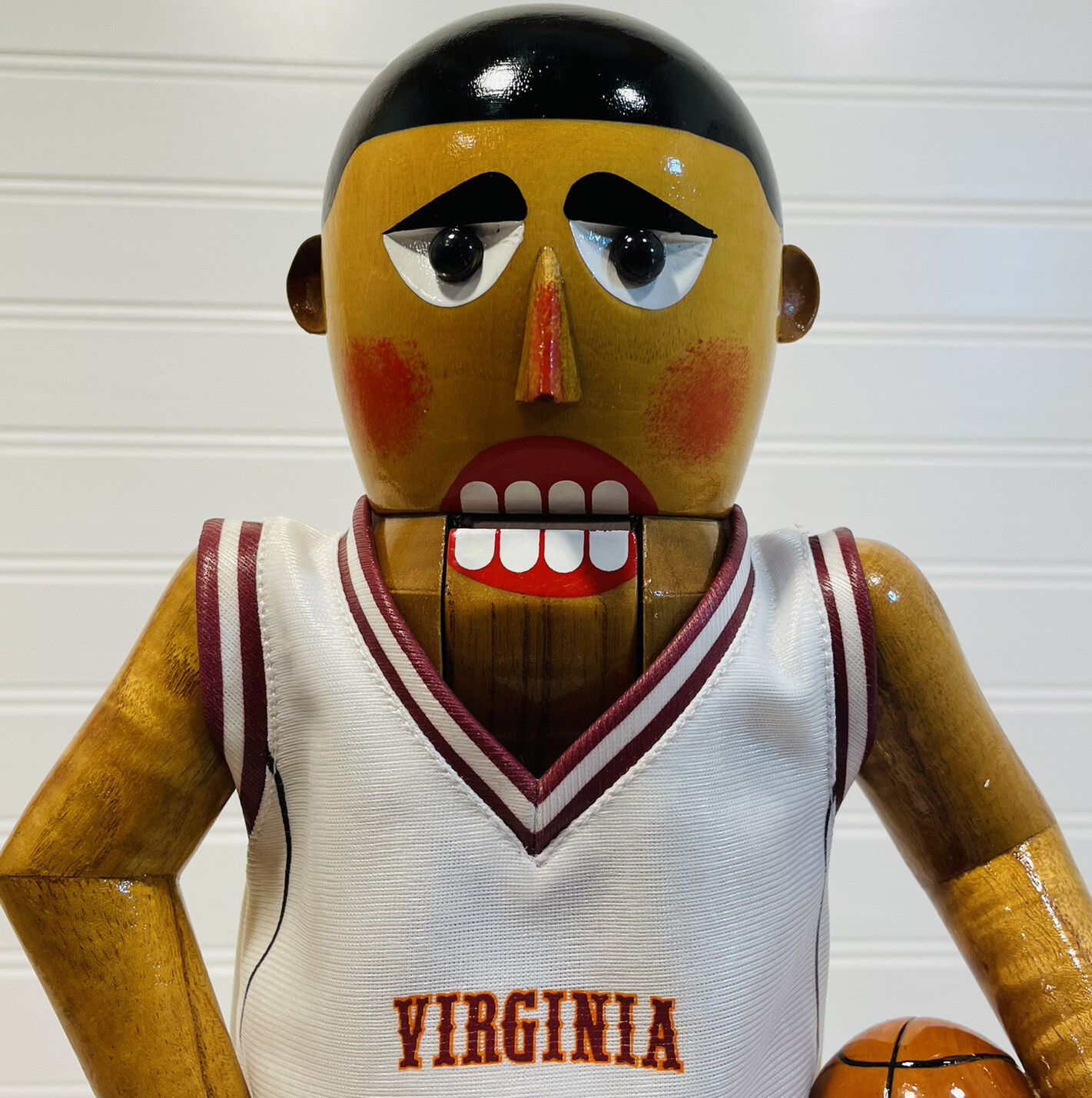 Virginia Tech Basketball Nutcracker Sterling and Camille NCAA 16" tall ...