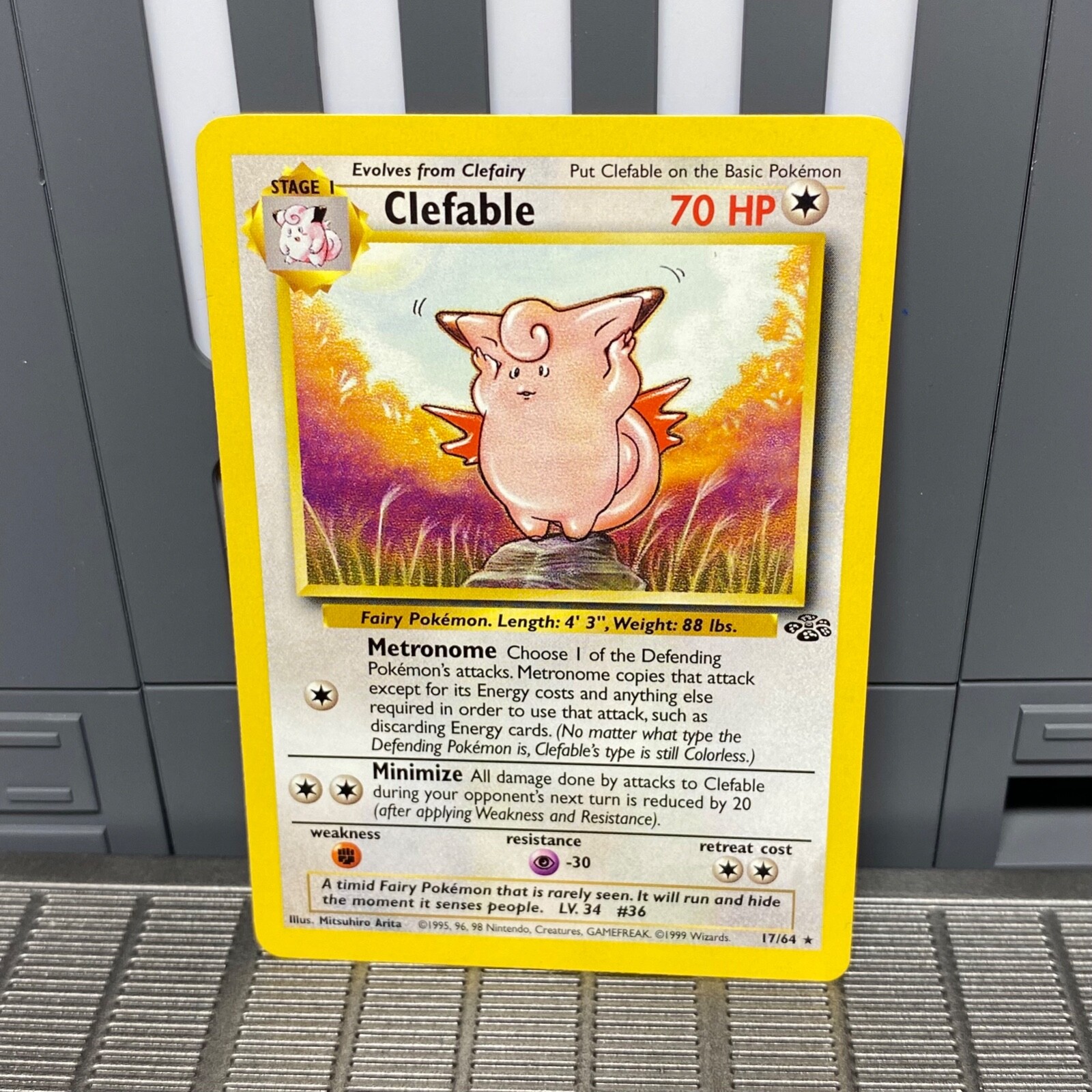 Clefable 16/64 Jungle Set Non-Holo Rare WotC Vintage Pokemon Card #2 | eBay