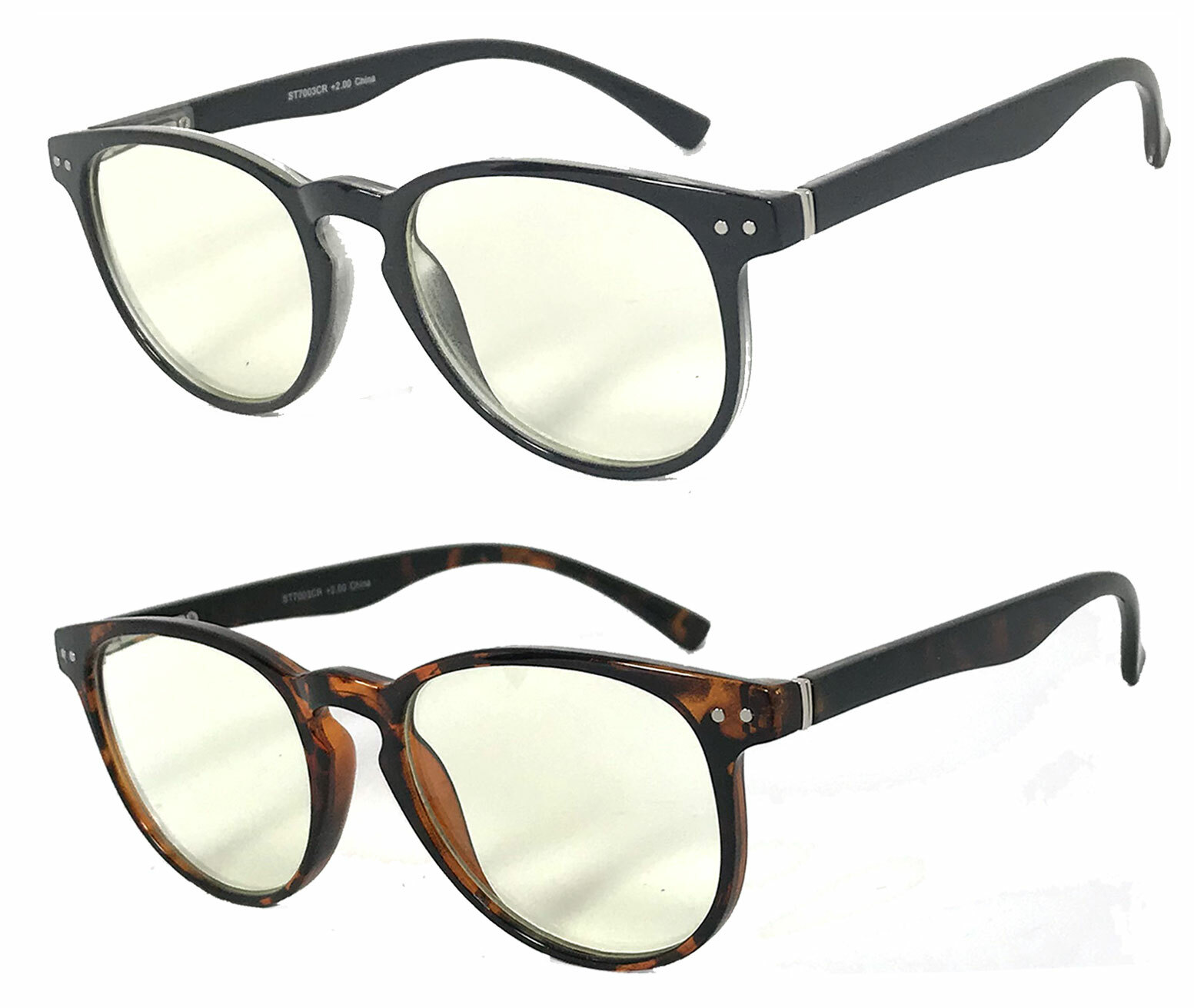1 or 2 Pair Pro Computer Anti Reflective Tinted Lens Reading Glasses ...