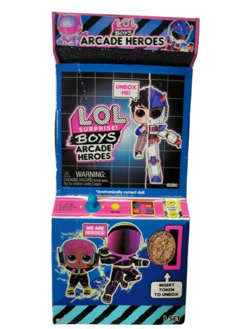 L.O.L. LOL Surprise! Boys Arcade Heroes Action Figure Doll with 15 ...