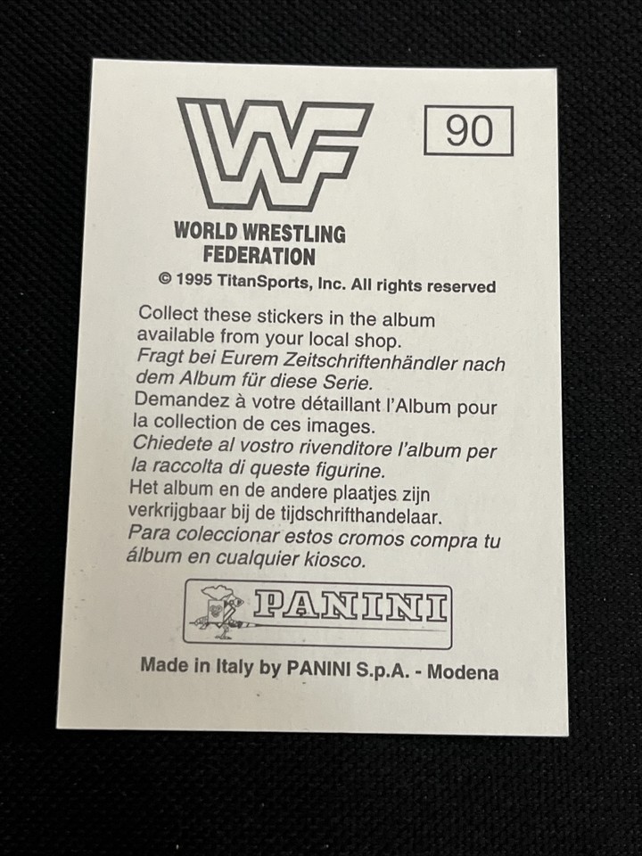 DINK & DOINK THE CLOWN 1995 PANINI WWF STICKERS SIGNED AUTOGRAPHED CARD ...