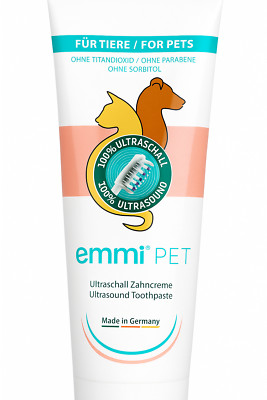 🐶🦷 Emmi-Pet Dog Toothpaste for Ultrasonic Toothbrush | Enzymatic Vegan ...