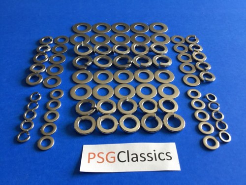 x80 BSA A7 A10 A50 A65 A75 B25 B29 B31 Imperial Washers Stainless Steel ...