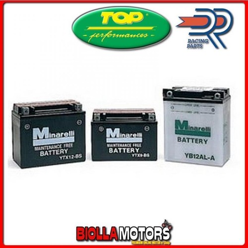 YB4L-B BATTERIA TOP KAWASAKI KMX125 A1-A8, A11 125 1990- 0012180 YB4LB ...