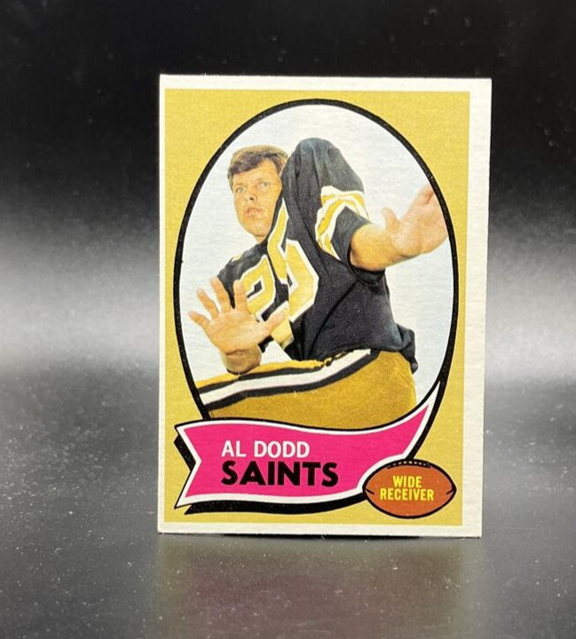 1970 Topps Football Card #123 Al Dodd – Saints - NICE! | eBay