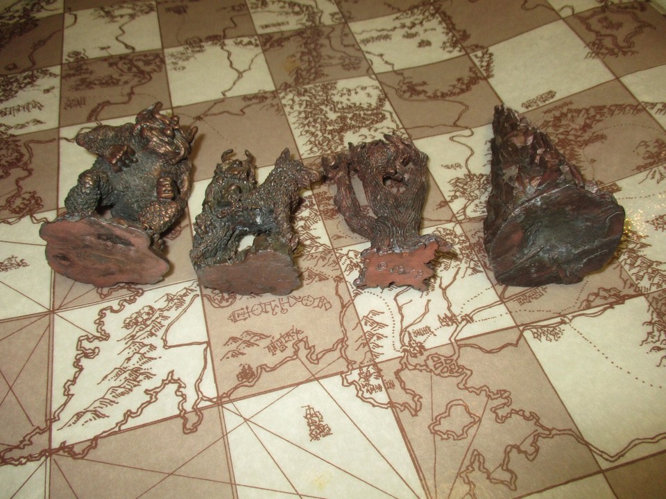 HOBBIT CHESS SET 1979 FELLOWSHIP FOUNDRY COMPLETE SET KEVIN O'HARE ...