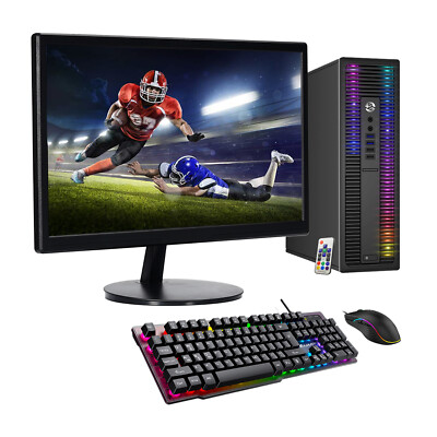 Gaming PC i7 i5 HP 32GB 1TB SSD Nvidia Graphics GT1030 AMD RX550 DDR5 ...